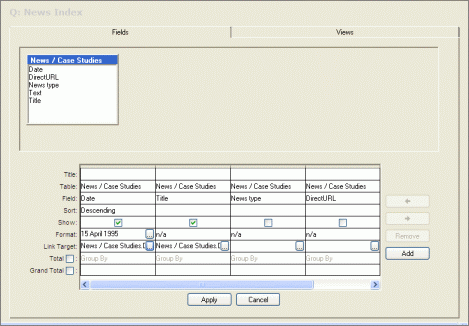 neatComponents - Using the contents of a field as a DirectURL